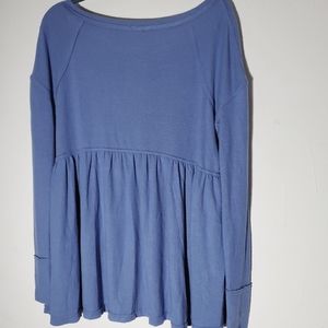 Free People | Tops | Free People Bluebelle Oversized Top Casual Nwt ...